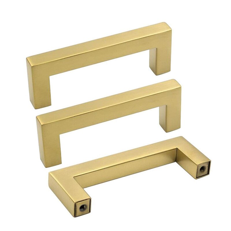 European Style Matte Gold Furniture Handles Brass ... – Vicedeal