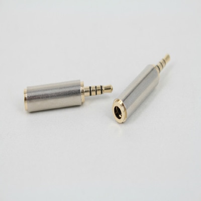 1pc Gold 2.5 mm Male to 3.5 mm Female audio Stereo... – Grandado