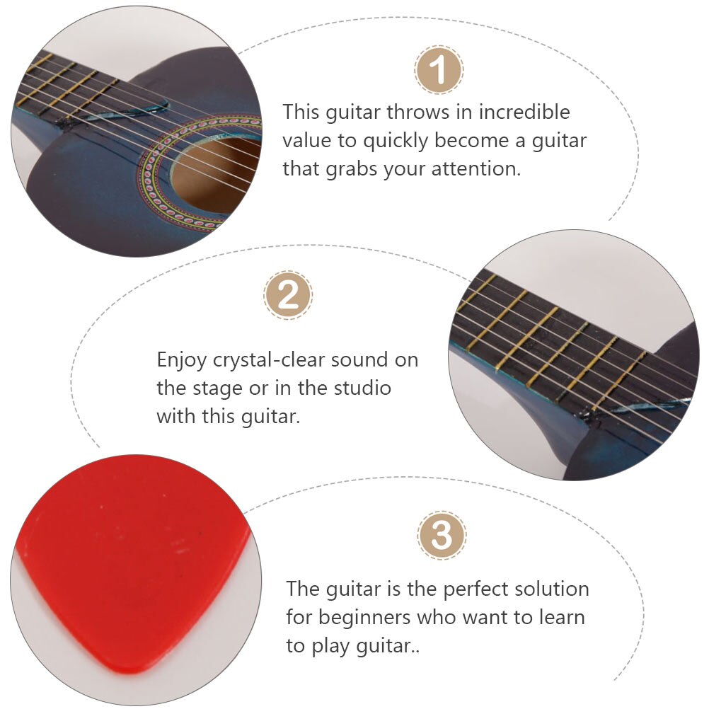 25 Inch Guitar Musical Instrument Guitar Acoustic ... – Vicedeal