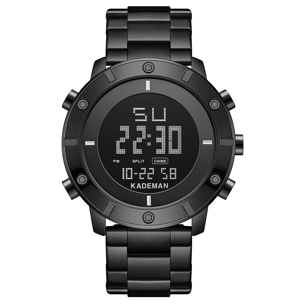 KADEMAN Sport montre hommes en plein air or acier ... – Grandado