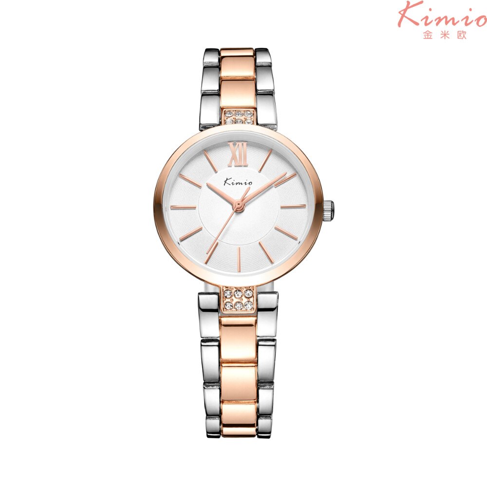 KIMIO Full Steel Women's Watches Luxury Rhines... – Grandado