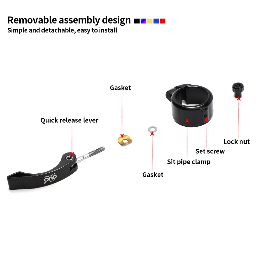 OUO Folding Bike Seatpost Clamp 40mm 41mm For Daho... – Vicedeal