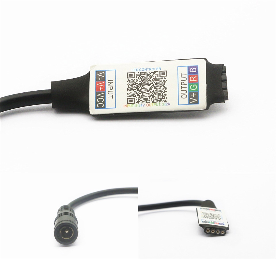 Controlador led sem fio bluetooth led rgb controla... – Grandado