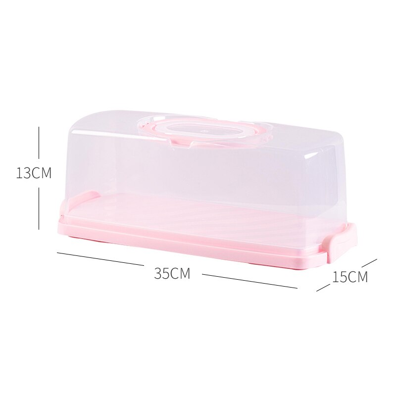 Plastic Clear Cake Box Cupcake Toast Pastry Storag... – Grandado