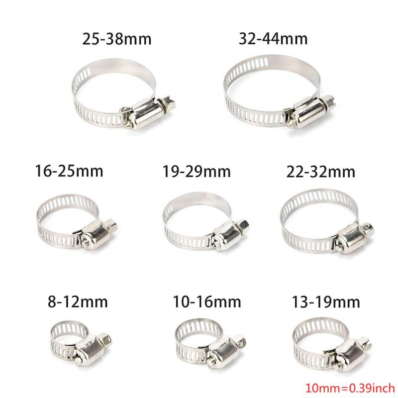 Slangklem Verstelbare Buis Klemmen 304 Rvs Slang C... – Vicedeal