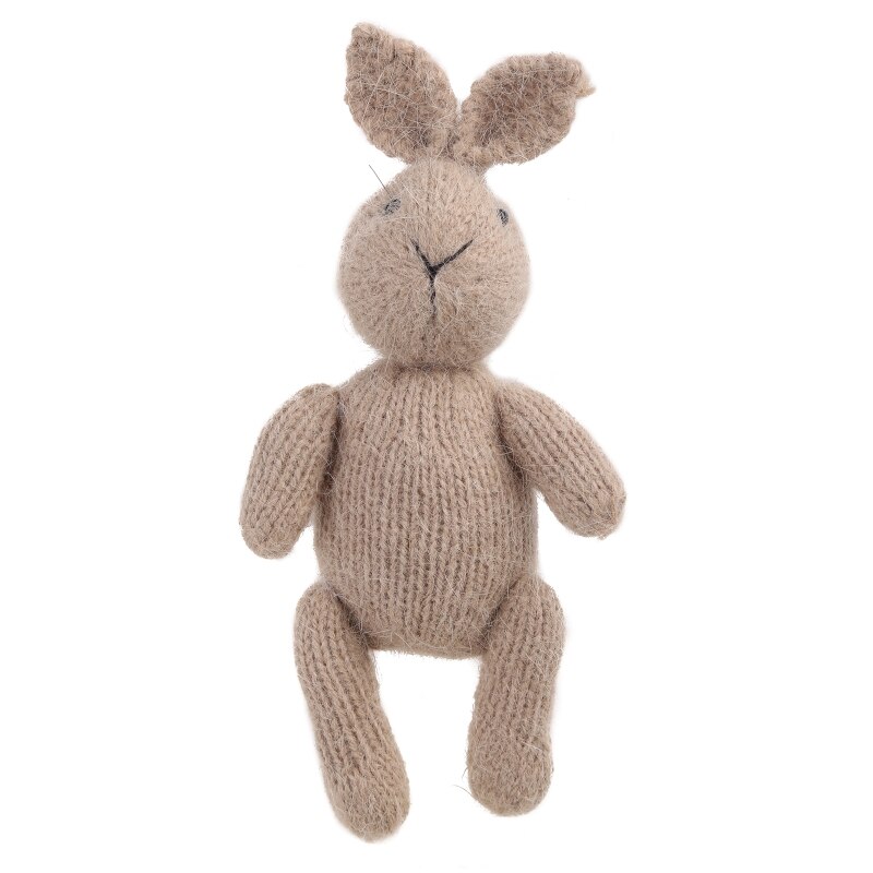 Newborn Photography Props Bunny Doll Knitted Mohai... – Grandado