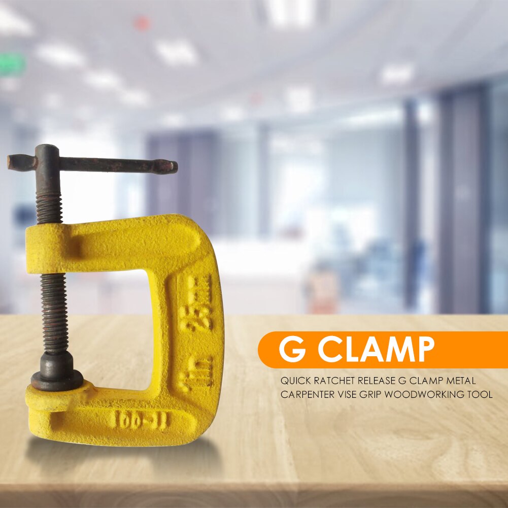 Quick Release G Clamp Steel Metal Carpenter Portab... – Grandado