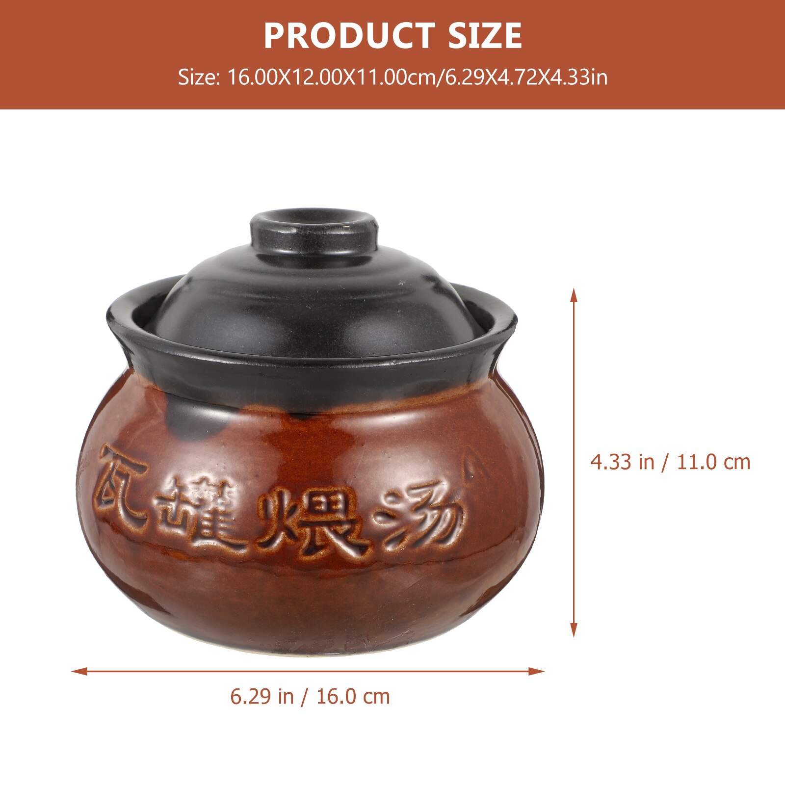 250/800Ml Braadpan Soep Klei Stoofpot Potten Rijst... – Grandado