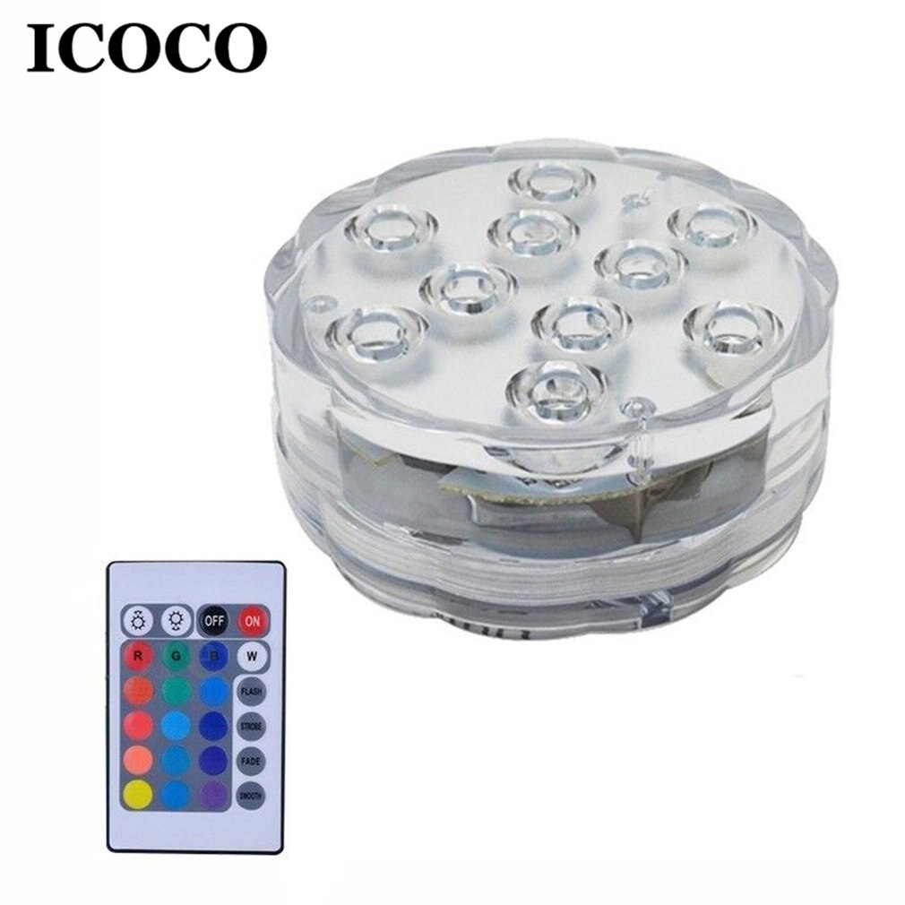 ICOCO RGB Submersible Light Underwater LED Light w... – Vicedeal