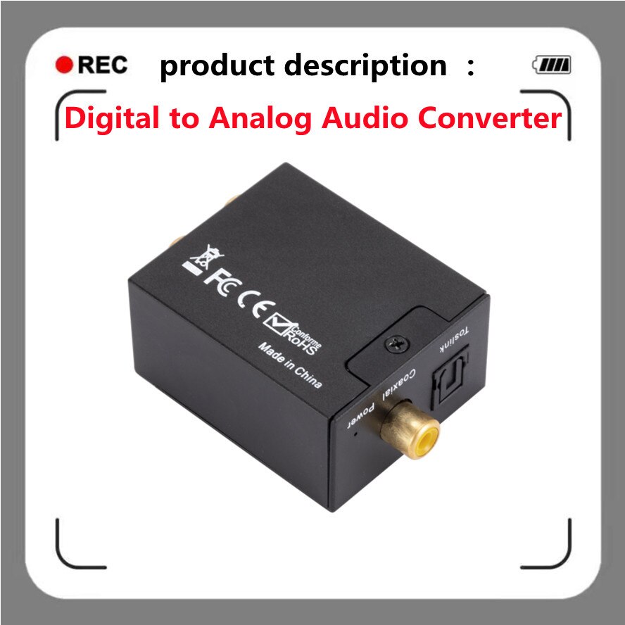Digitale Audio Analoog Converter Bluetooth 4.0 Opt... – Vicedeal