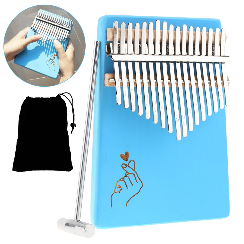 17 schlüssel Daumen Klavier Kalimba Weiß Finger He... – Vicedeal