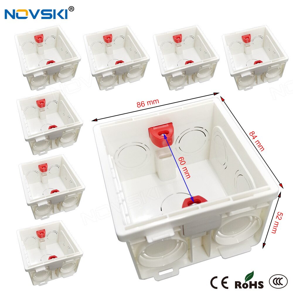 NOVSKI 8pcs/lot Mounting Back Box Adjustable Inter... – Grandado