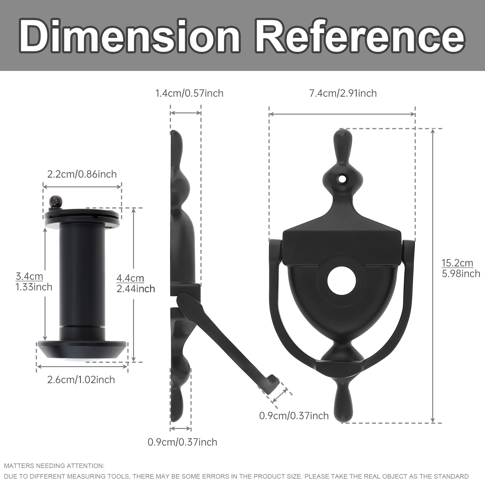 Door Knocker Security Peek Peep Holes Door Handle ... – Grandado