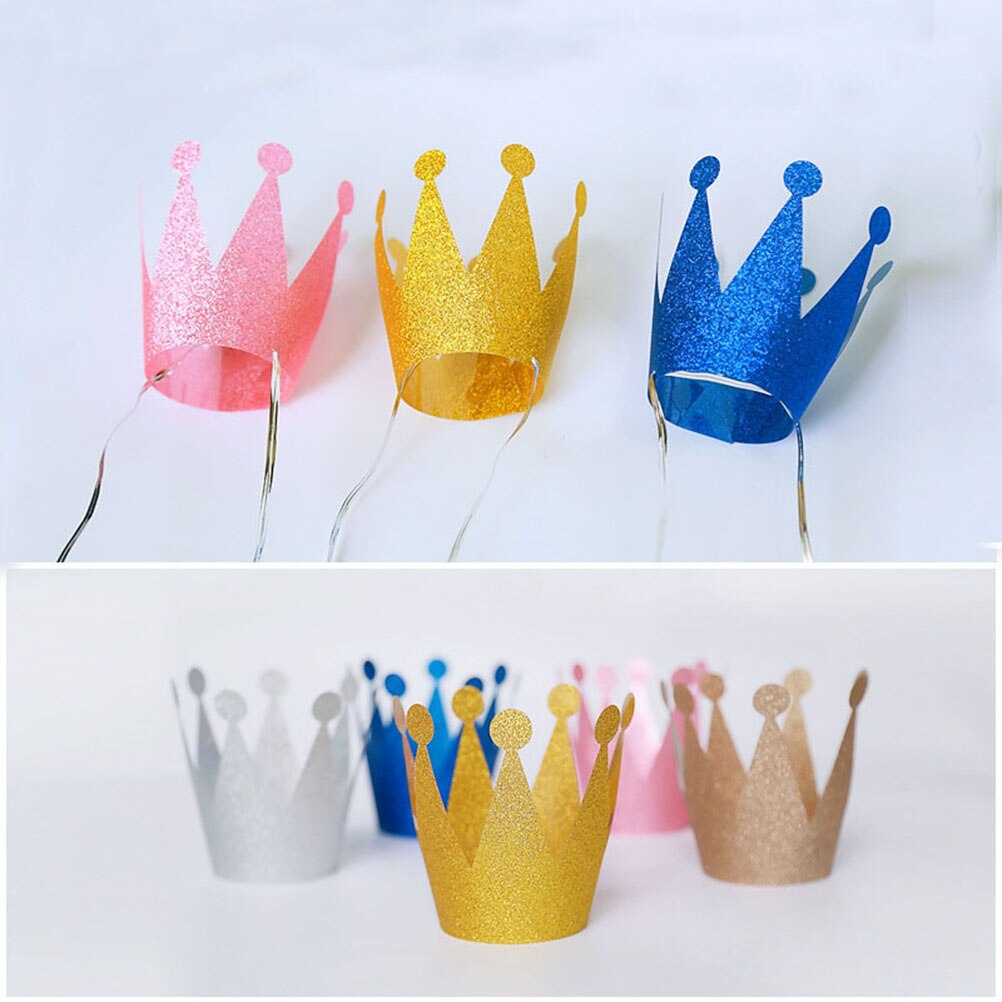 6Pcs Birthday Crown Hats Exquisite Delicate Party ... – Grandado