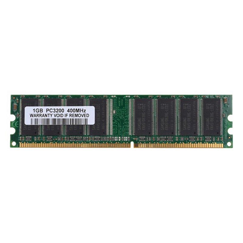 2 Pieces of 1GB DDR1-400MHz PC Desktop Memory PC1-3200 184Pin Non-Ecc ...
