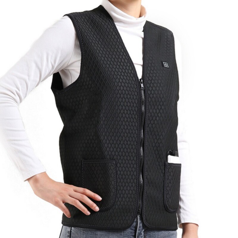 7 Heated Vest Jacket USB Men Waterproff Winter Ele... – Grandado