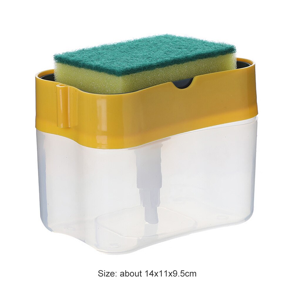 2 in 1 Scrubbing Liquid Detergent Dispenser Press-... – Grandado