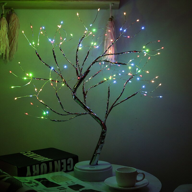 Neue 2022 LED Nacht Lichter Mini Weihnachten Baum ... – Grandado