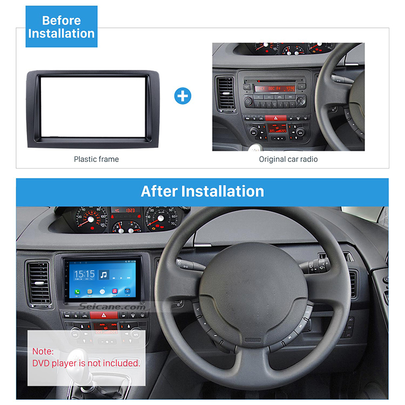 Seicane 173*98mm Car Stereo Frame for 2004-2007 FI... – Vicedeal