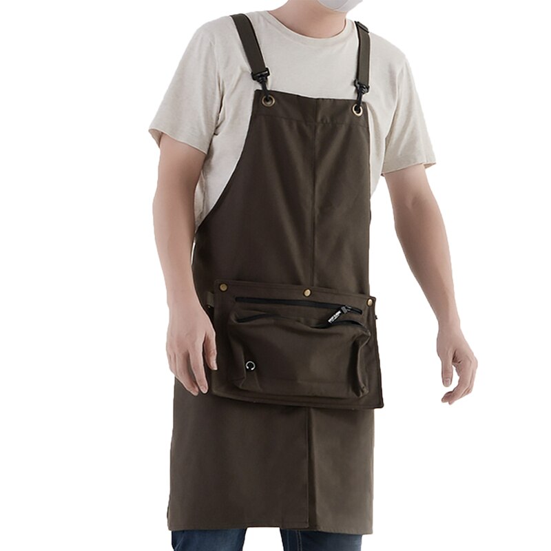 Cotton Canvas Waterproof Apron Hairdresser Aprons ... – Vicedeal