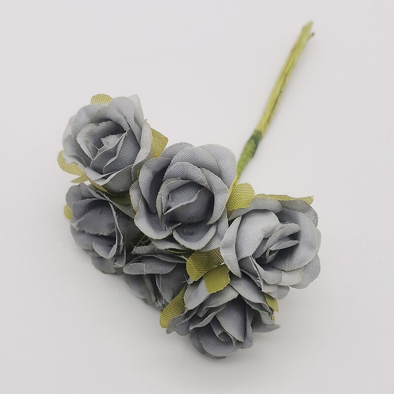 6pcs/lot Artificial flowers Silk roses wedding sho... – Grandado