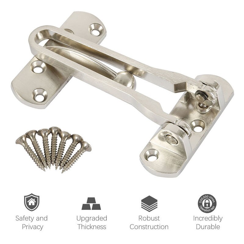 Stainless Steel Latch Lock Door Chain Anti-theft B... – Grandado