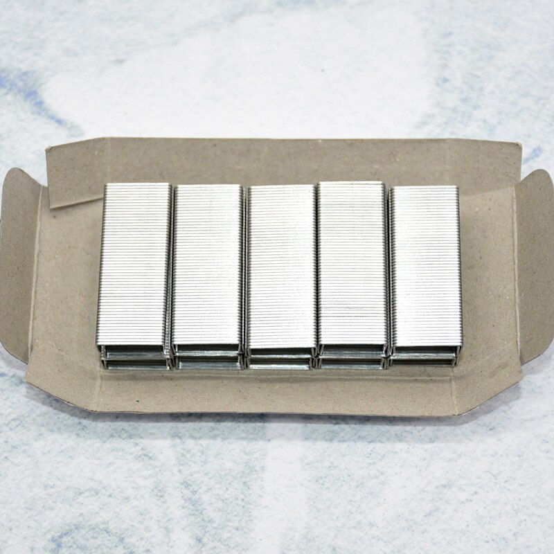 1000/box silver metal staples office stationery 3r... – Grandado