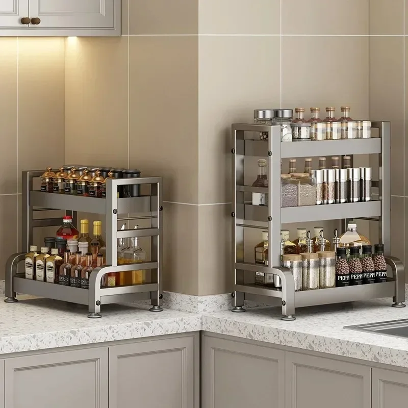 Kjøkkenbenk krydderoppbevaringsstativ husholdnings... – Grandado