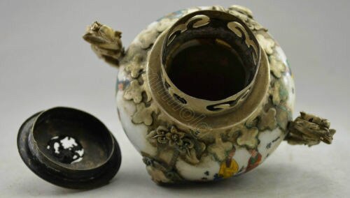 China Old Decorated Handwork Porcelain Tibet Silve... – Grandado