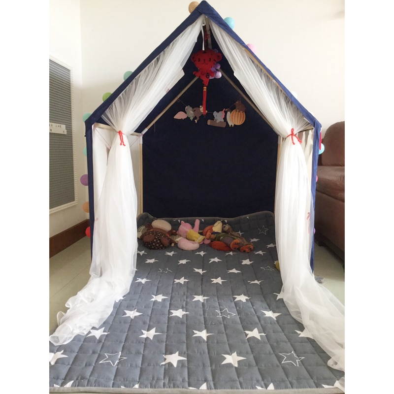 Cotton Tipi Tent House Base Quilting Baby Play Mat... – Vicedeal