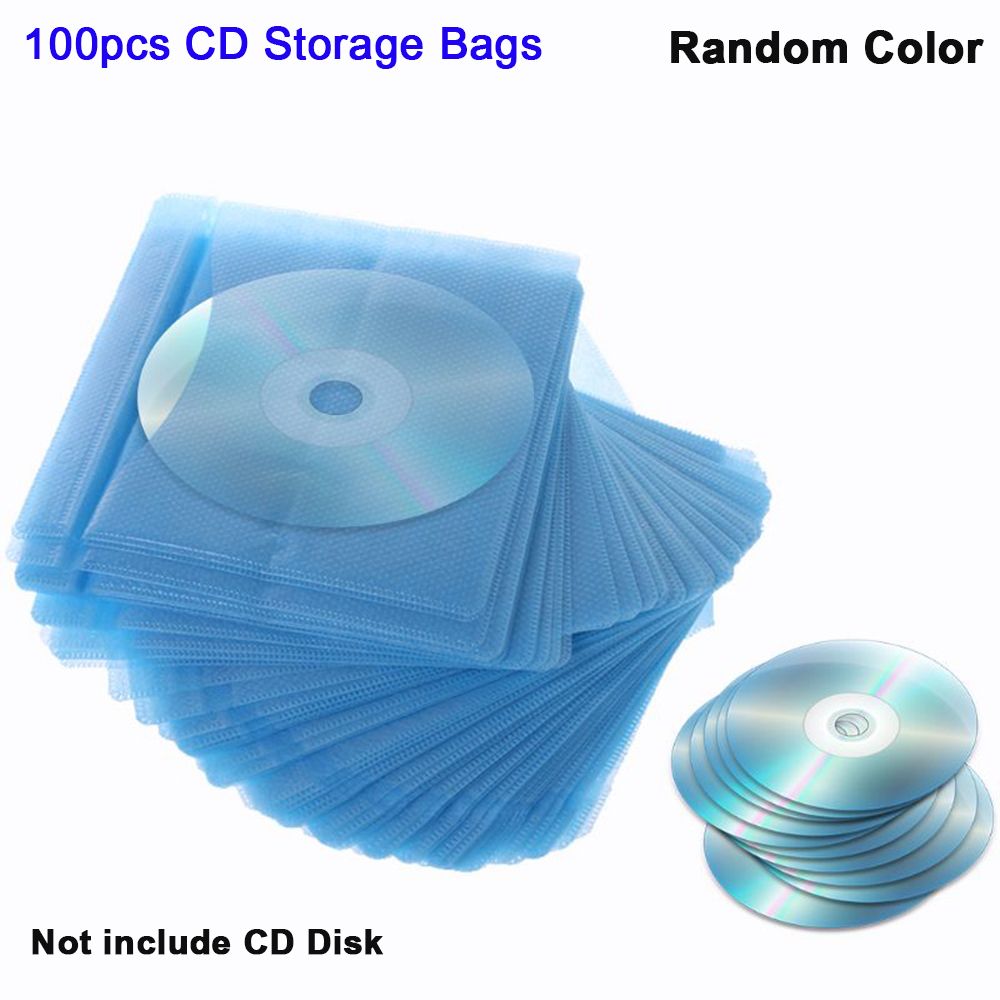 100Pcs CD DVD Double Sided Cover Storage Case PP B... – Grandado