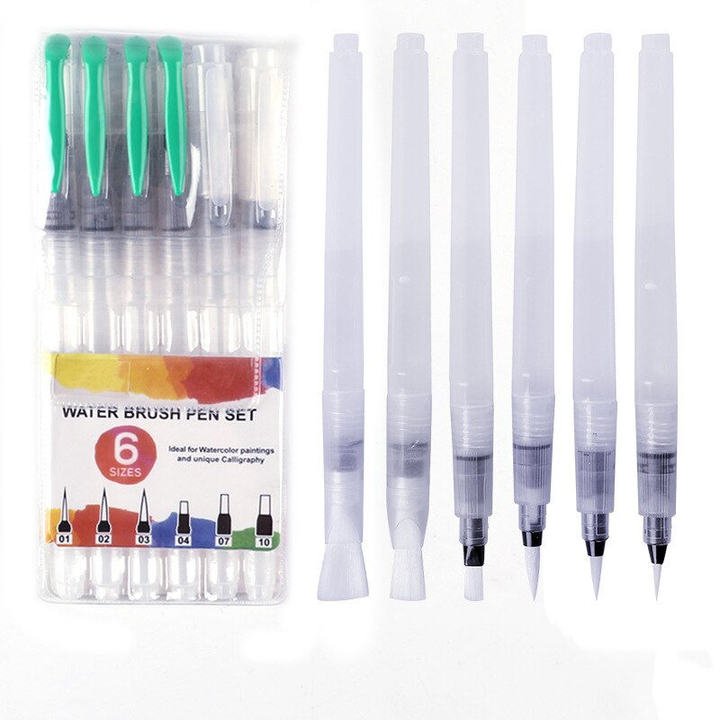 Aibelle 6PCS Portable Paint Brush Water Color Brus... – Vicedeal