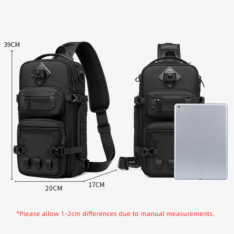 Waterproof Casual Chest Bag Multifunctional Men's ... – Vicedeal