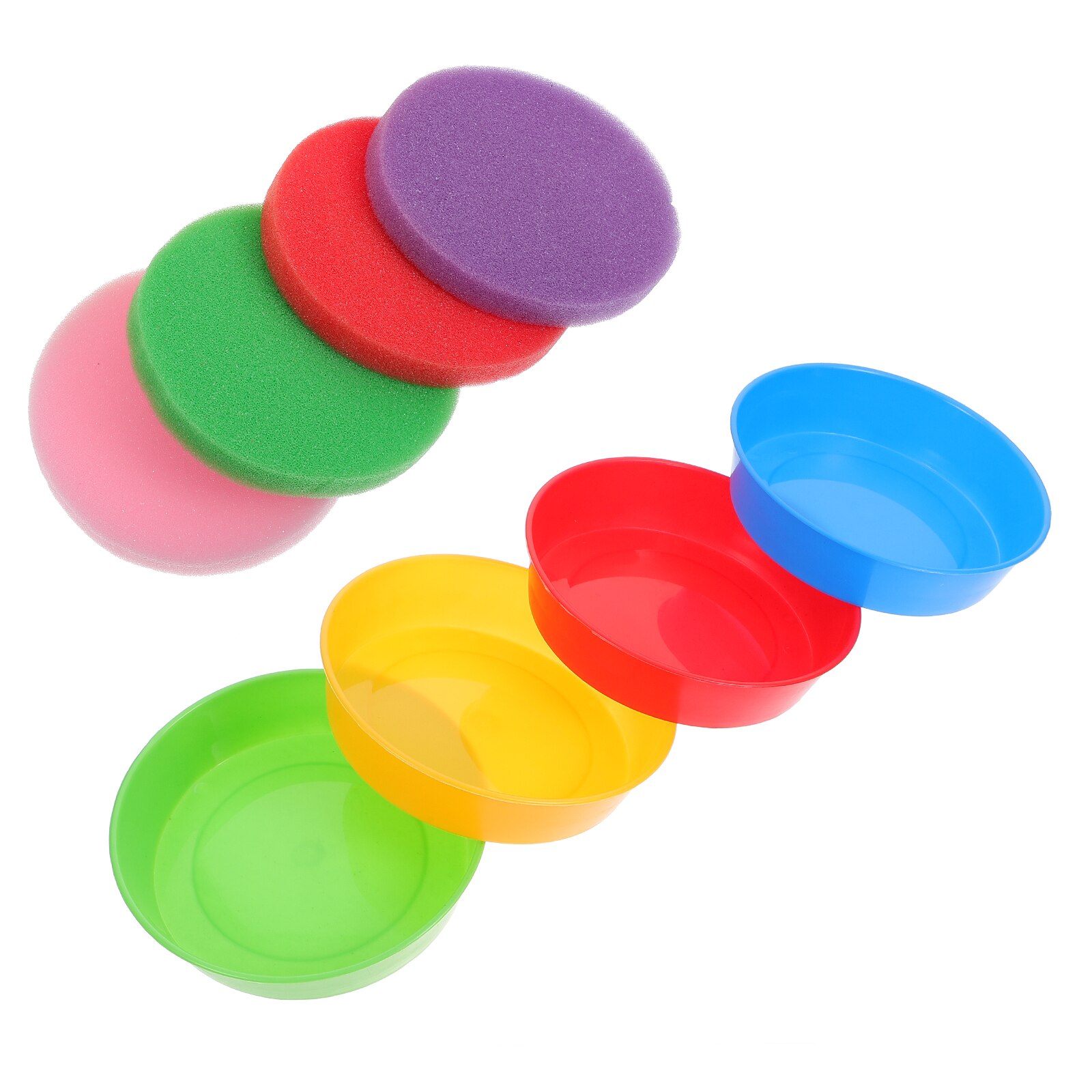 4 Sets Pigment Mixed Bowls Plastic Pigment Bowls C... – Grandado