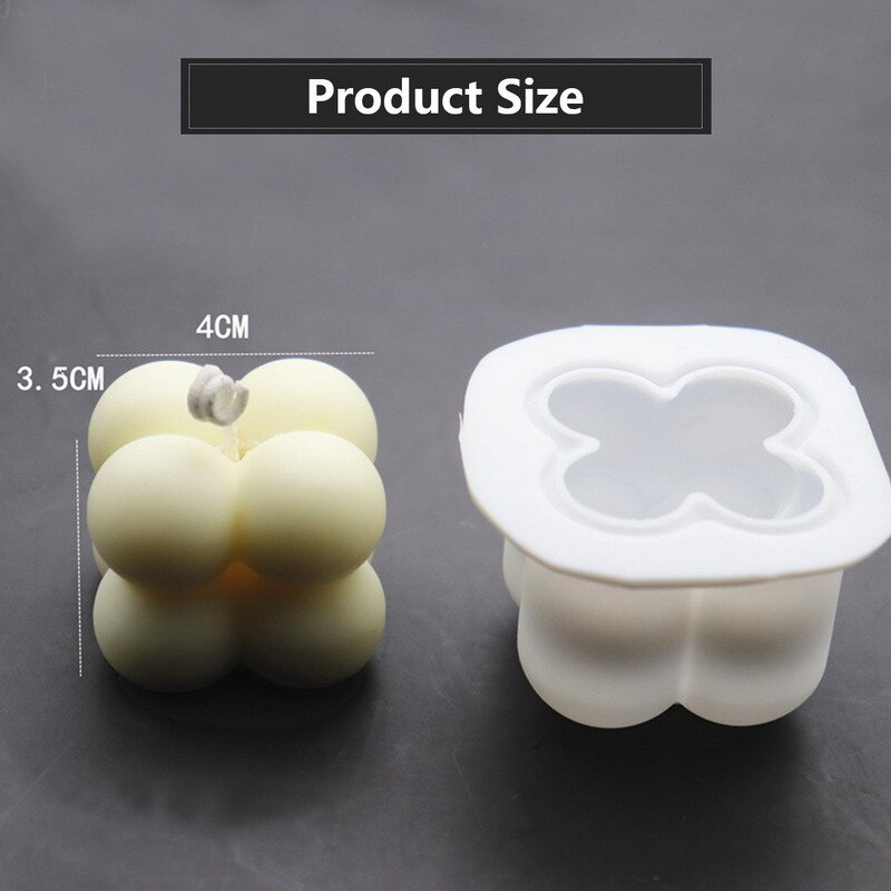 3D Silicone Candle Mould Soy wax Soap Mold Scented... – Grandado