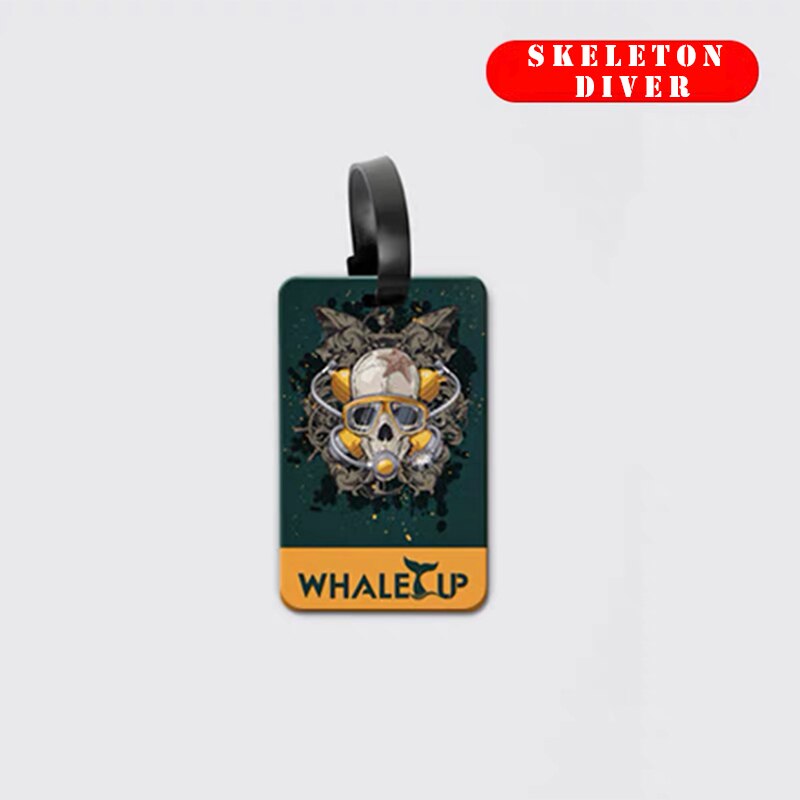 Whaleup Dive Style Luggage Tag Scuba Diving Freedi... – Grandado