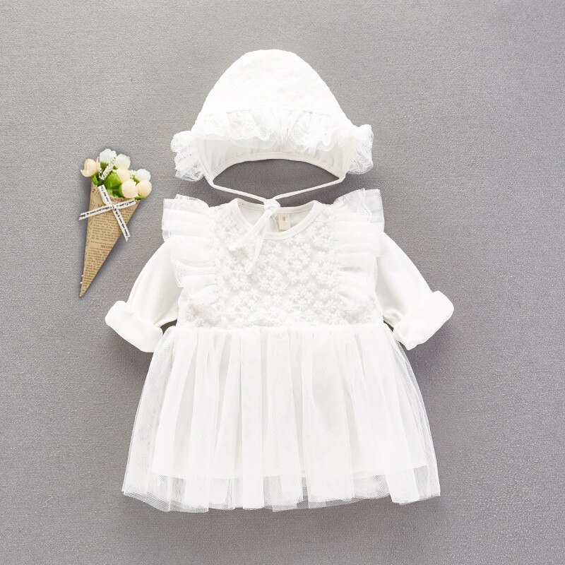 Lange Mouwen Lace Baby Girl Dress Party En Wedding... – Vicedeal