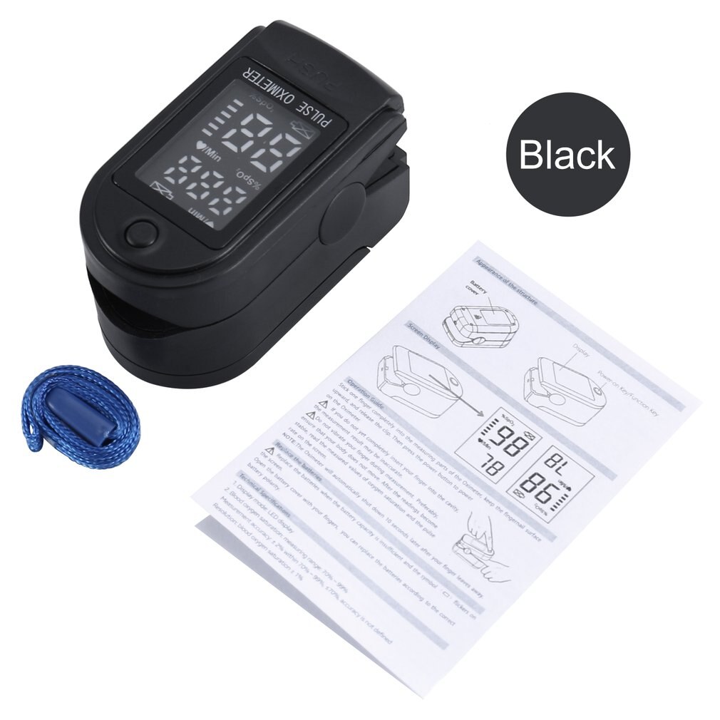 Vinger Oximeter Digitale Vingertop Pulsoxymeter Bl... – Grandado