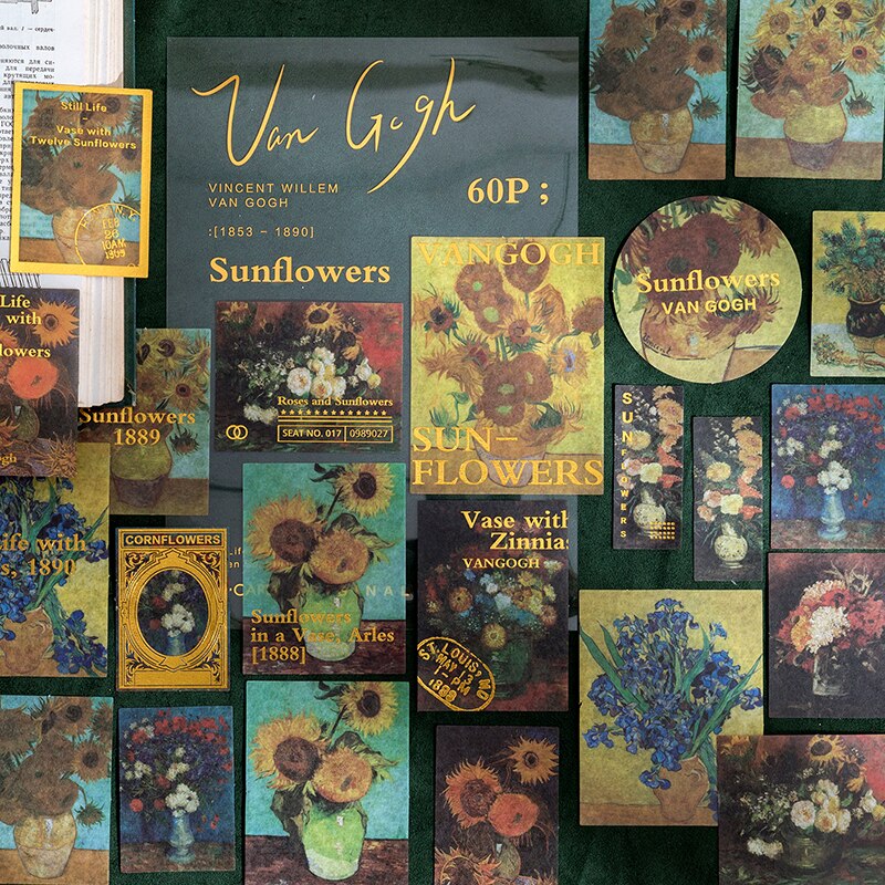 60pcs Impression Gallery Sticker Set Van Goah Pain... – Grandado
