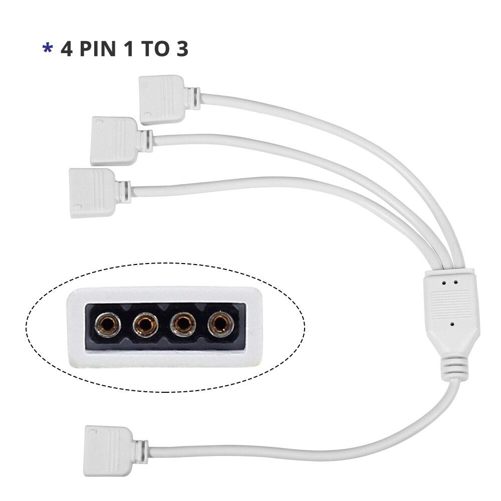 4 Pin 5 Pin Draad Connector 1 naar 2 1 tot 3 1 OM ... – Vicedeal