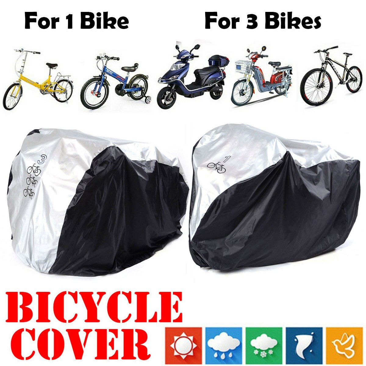 Bike Bicycle Cover Bicicleta Multipurpose Rain Sno... – Vicedeal