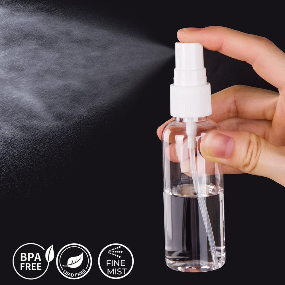 100/60/30/10ml Empty Refillable Bottles Mini Clear... – Grandado