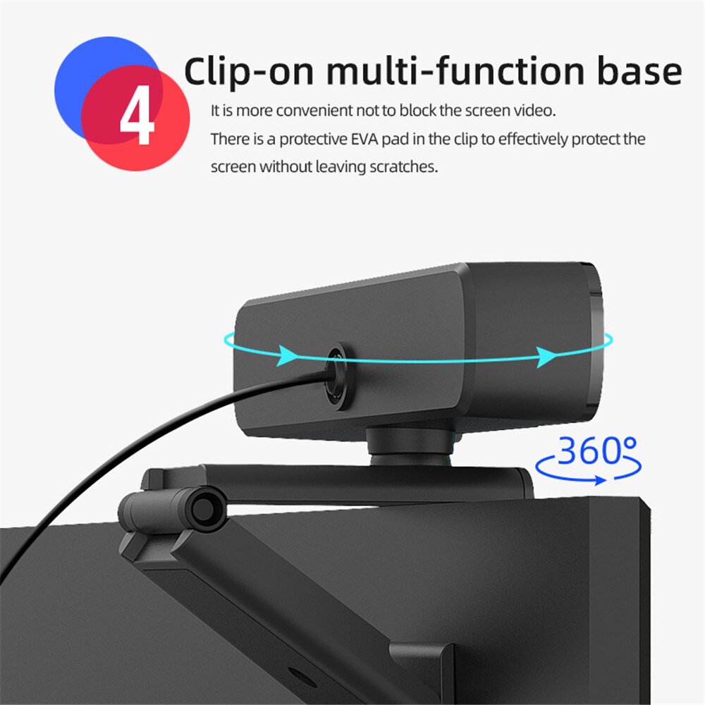 kebidu USB Web Camera Conference PC Webcam Autofoc... – Vicedeal