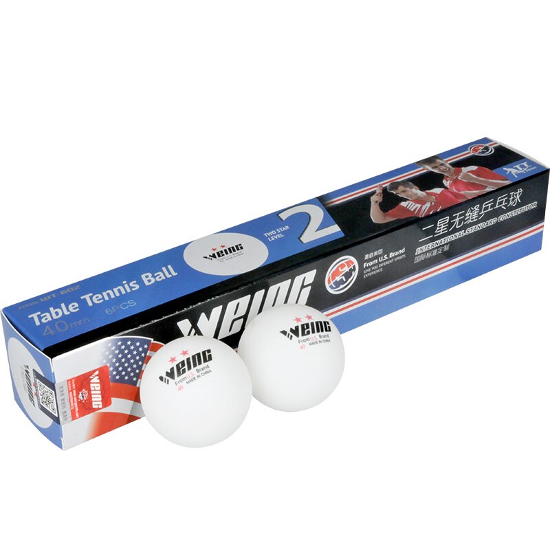 WEING 602 6 uds pelotas de tenis de mesa naranja, ... – Grandado
