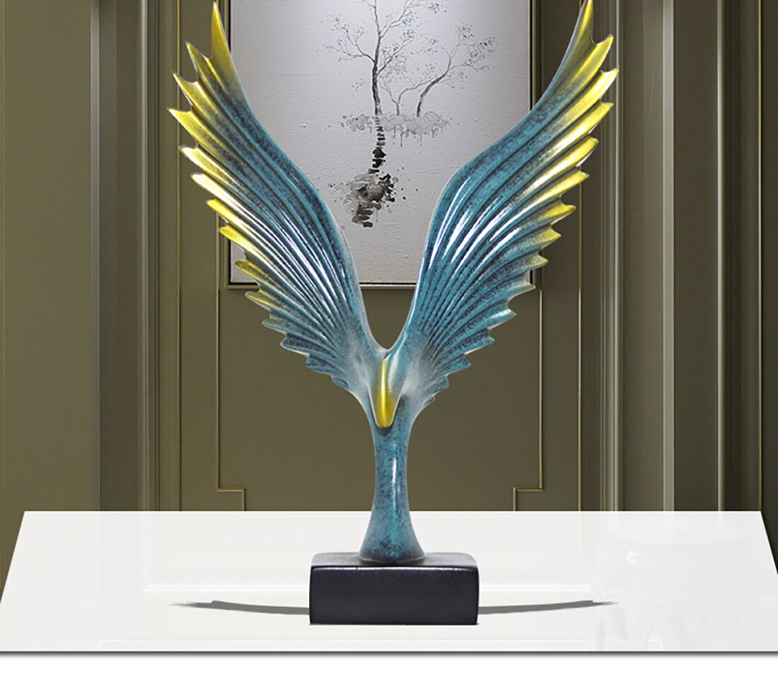 Simple Eagle Wings Abstract Modern Ornaments Decor... – Grandado