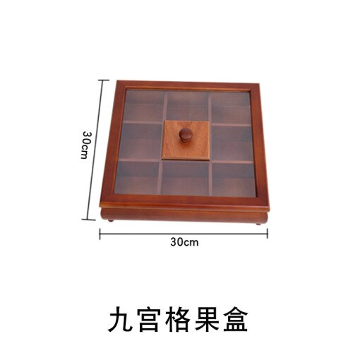 Pine Chinese Dried Fruit Box Living Room Split wit... – Grandado