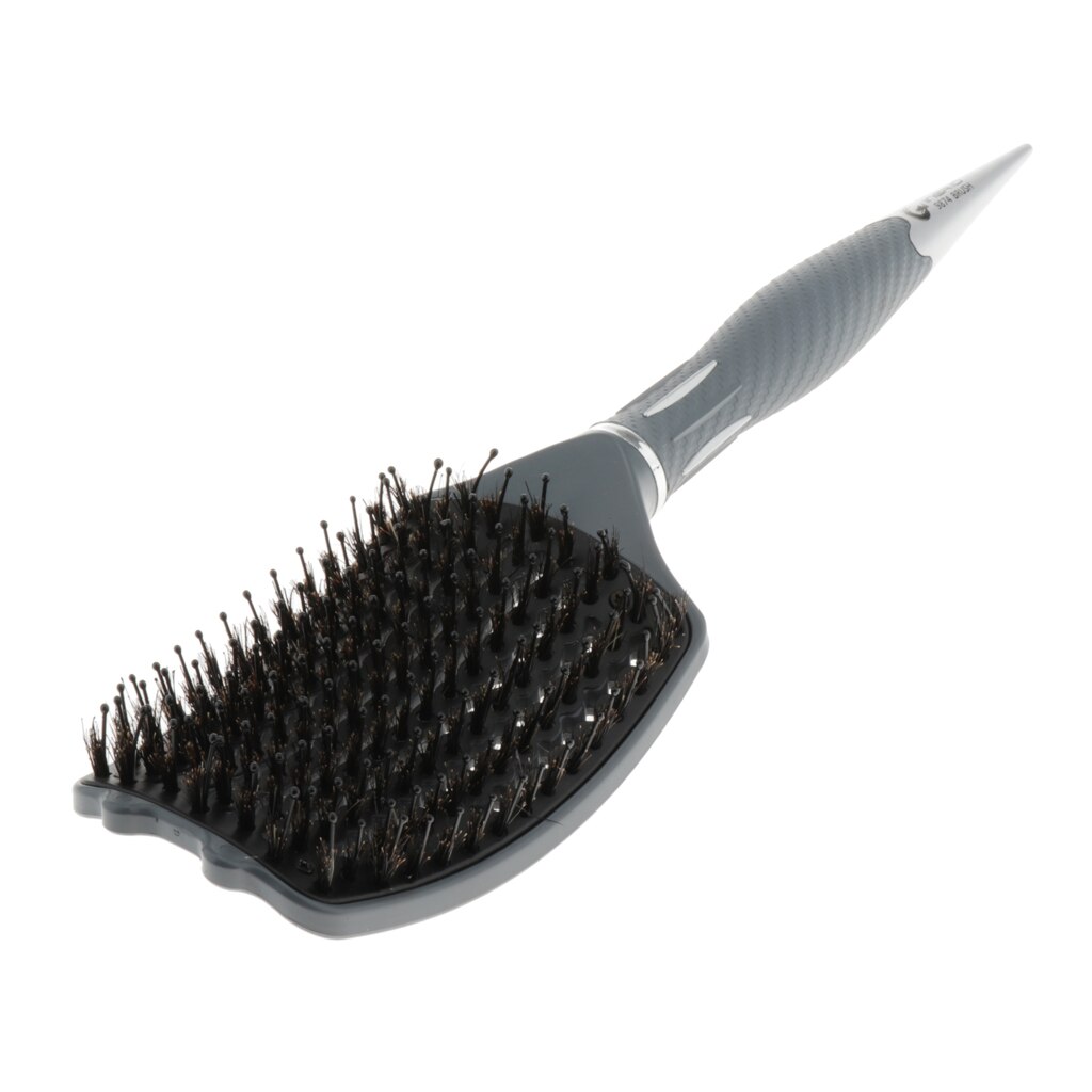Soft Nylon Pins Cushioned Paddle Brush for Detangl... – Grandado