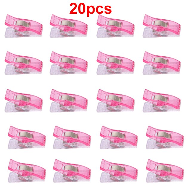 Sewing Clips DIY Crafts Plastic Clamps Colorful Sa... – Vicedeal
