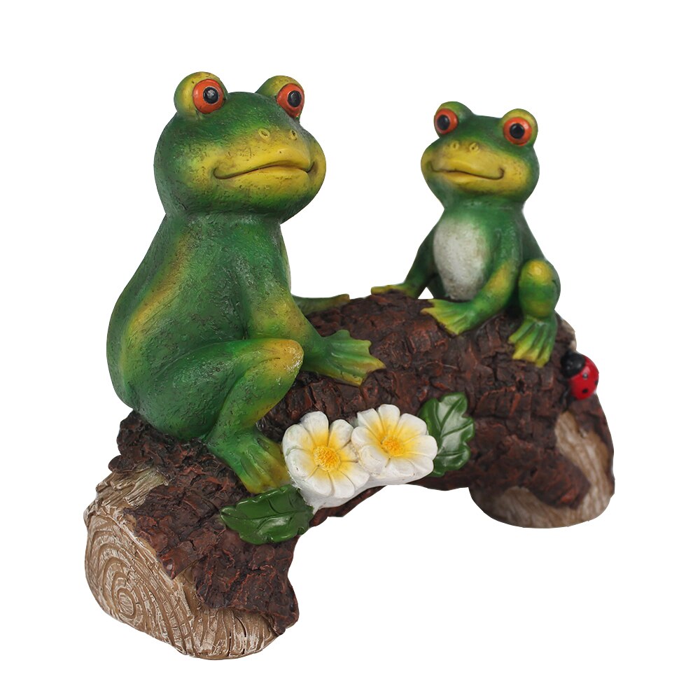 7 Inch Garden Statue Lawn Ornaments Cute Frog Resi... – Vicedeal