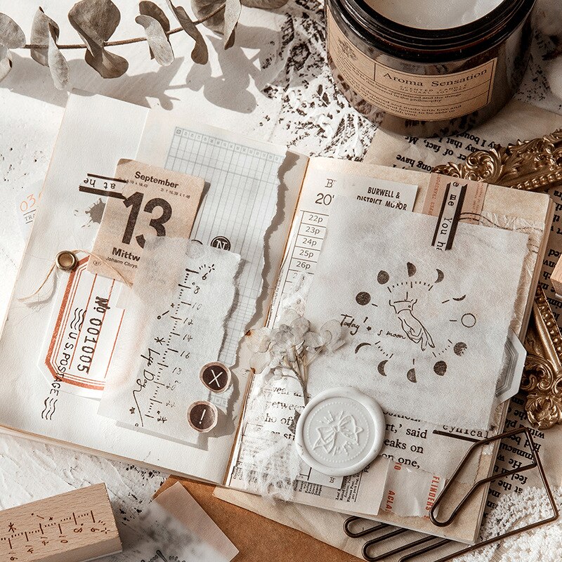 1pc Basis Wooden Stamp Timeline Stationery DIY Scr... – Grandado